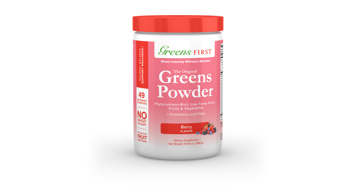 Greens First Wellness Drink, Berry - Azure Standard