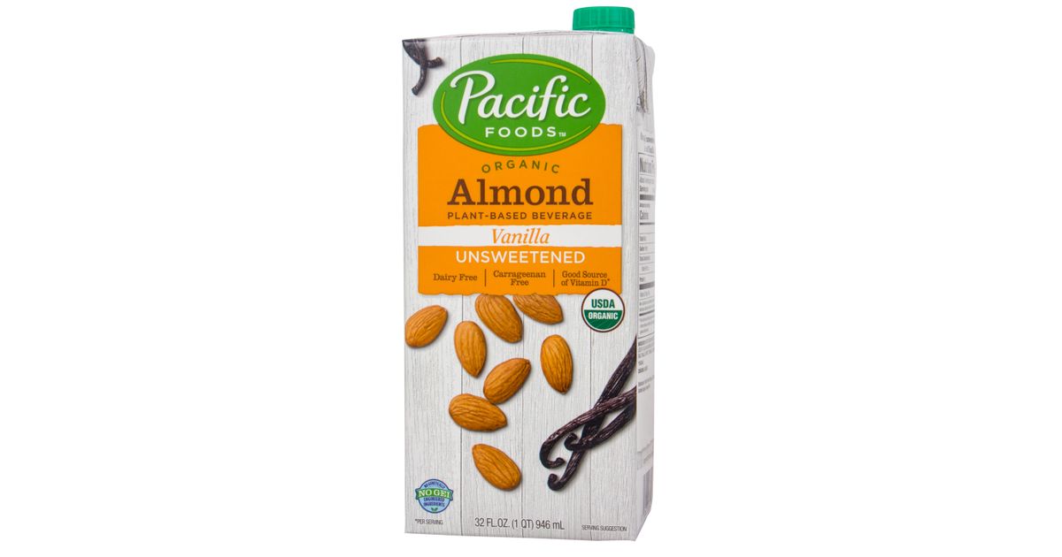 Pacific Unsweetened Vanilla Almond Milk Nutrition | Besto Blog