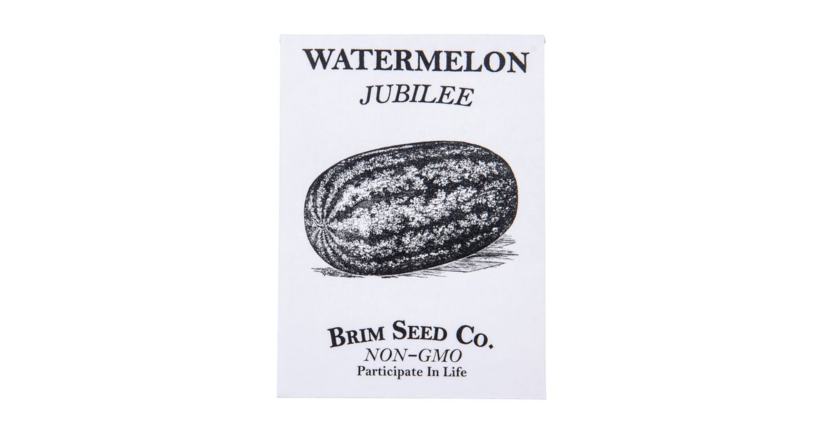 Brim Seed Co. Watermelon, Jubilee Seed - Azure Standard