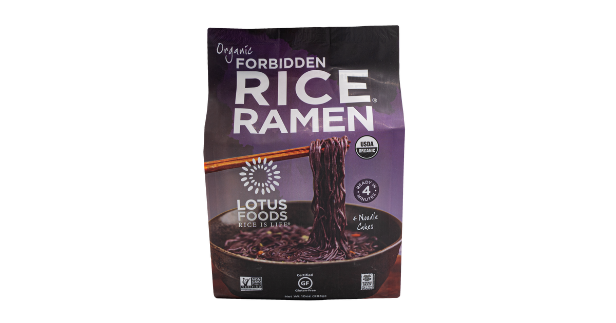Lotus Foods Forbidden Rice Ramen, Family Pack, Organic - Azure Standard