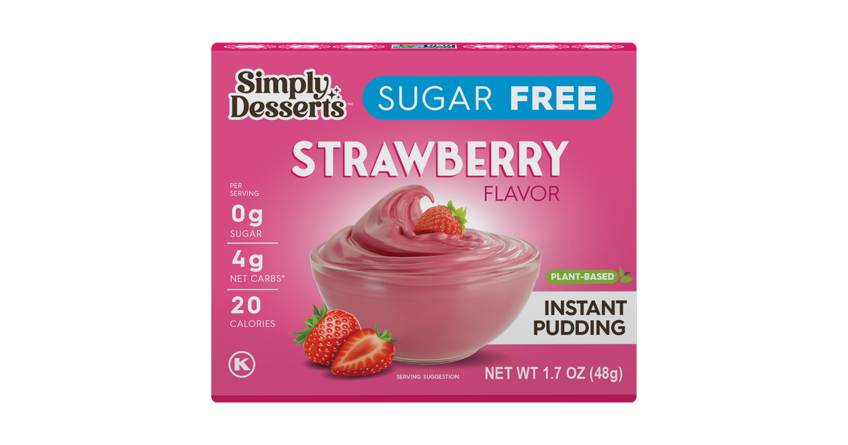 Simply Delish Instant Pudding, Strawberry - Azure Standard