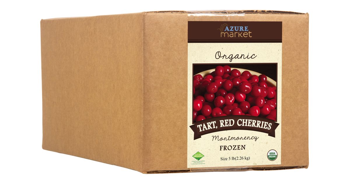 Azure Market Organics Cherries, Red Tart Montmorency, Frozen, Organic ...