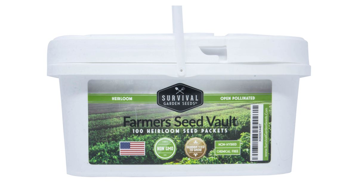 Survival Garden Seeds Survival Kit, Farmer Seed Collection - Azure Standard