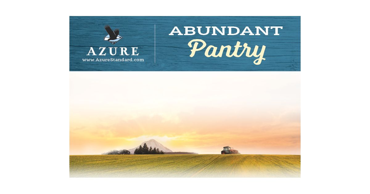 Packaging & Supplies Azure Abundant Pantry Label, Large - Blue (3.5x5 ...