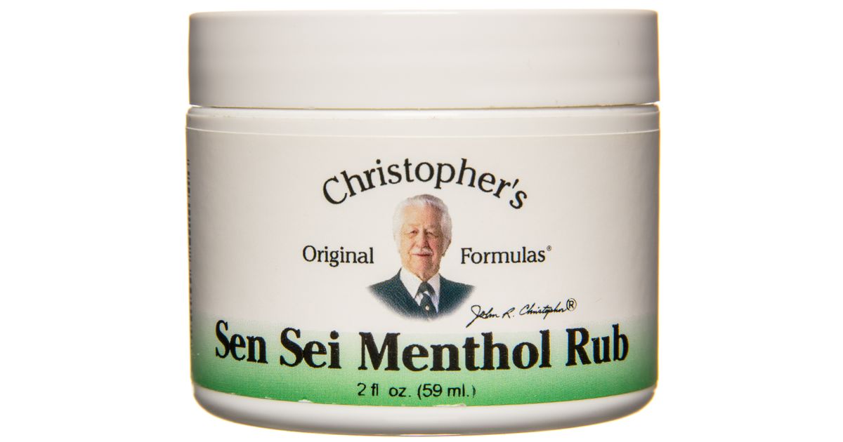 Dr. Christopher's Sen Sei Menthol Rub - Azure Standard