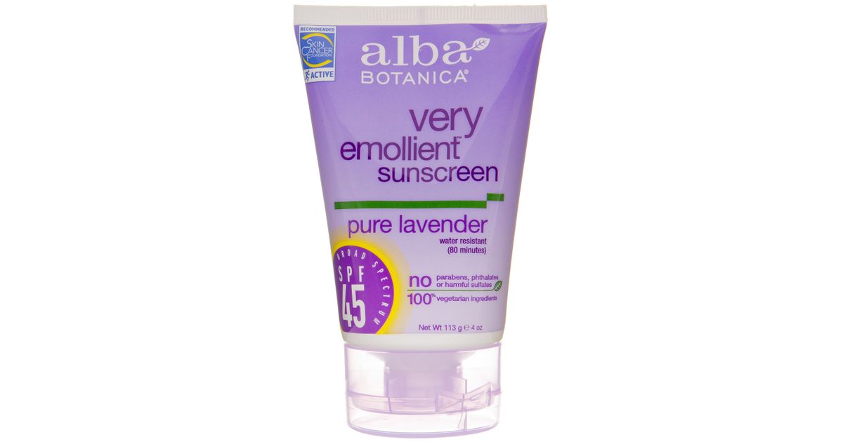 @@Alba Botanica Sunblock SPF 45 Water Resistant - Azure Standard