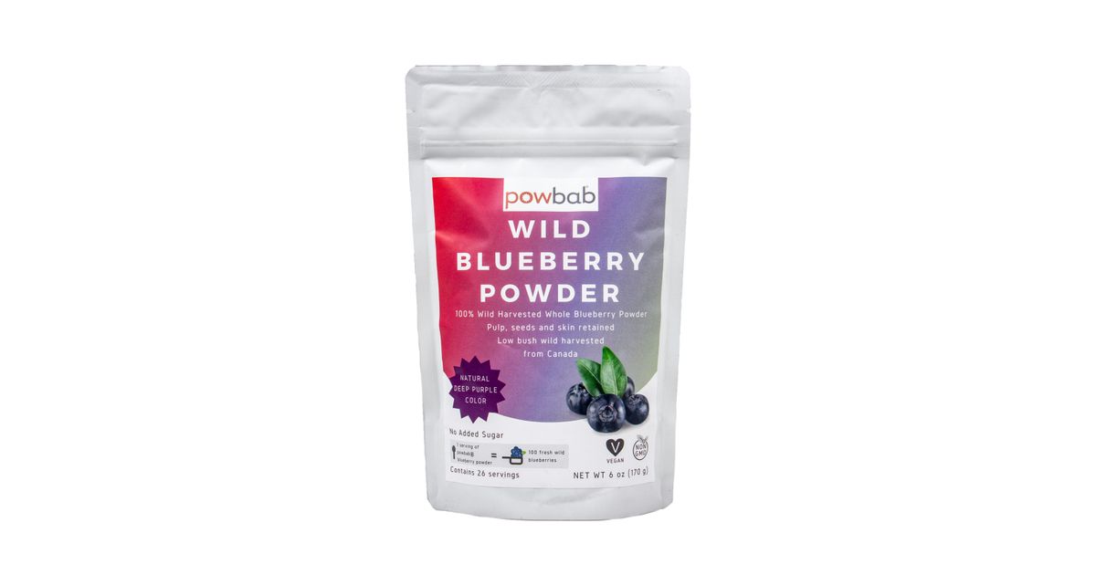Powbab Wild Blueberry Powder - Azure Standard