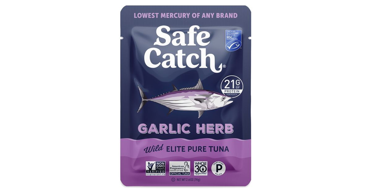 Safe Catch Tuna, Wild, Garlic Herb, Elite, Pouch - Azure Standard