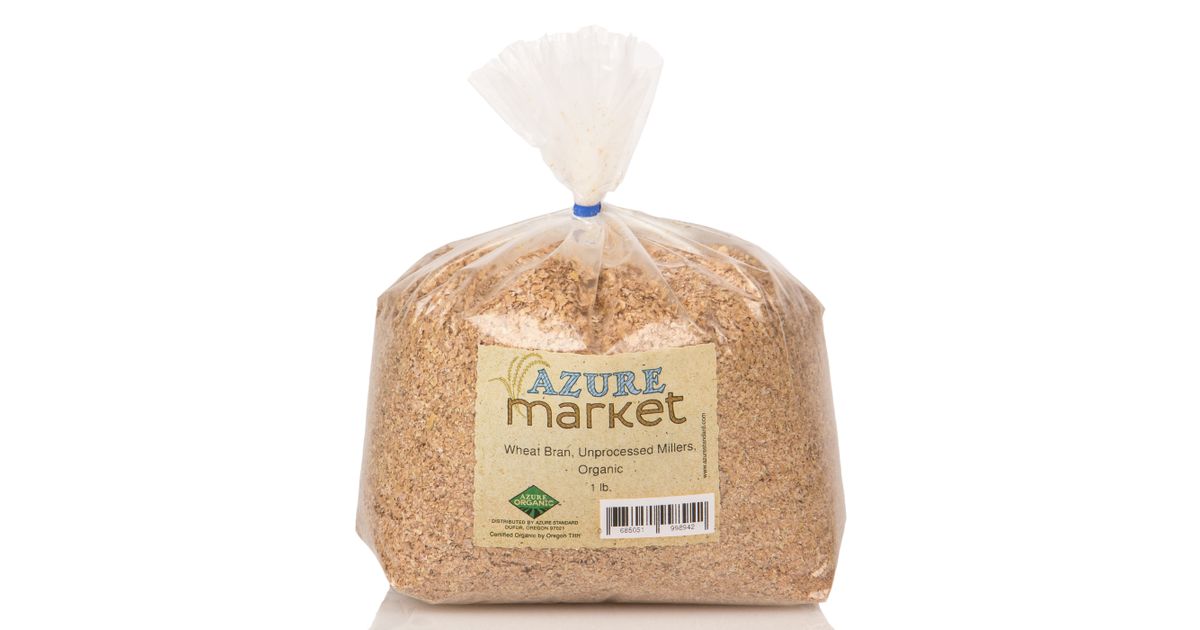 Azure Market Organics Wheat Bran, Unprocessed Millers, Organic - Azure ...