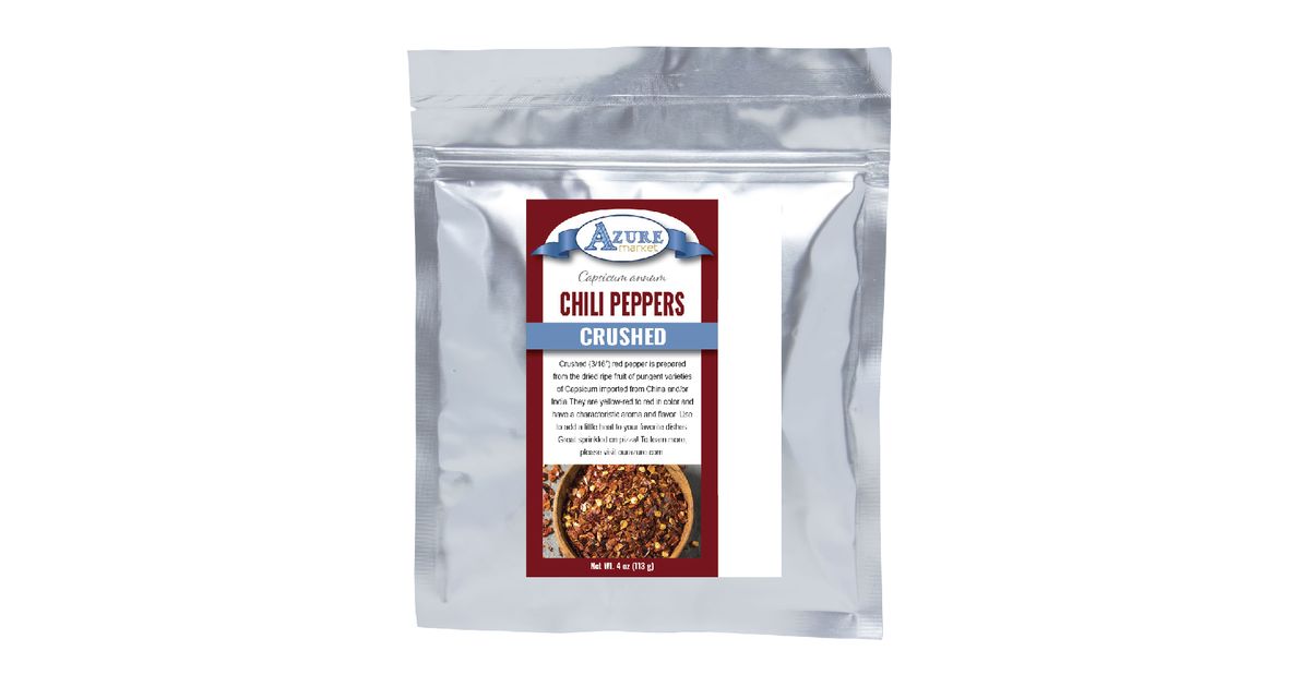 Azure Market Chili Peppers, Crushed - Azure Standard