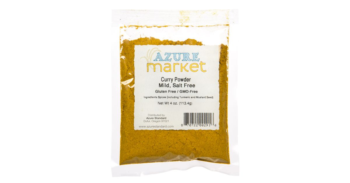 Azure Market Curry Powder, Mild, Salt Free - Azure Standard