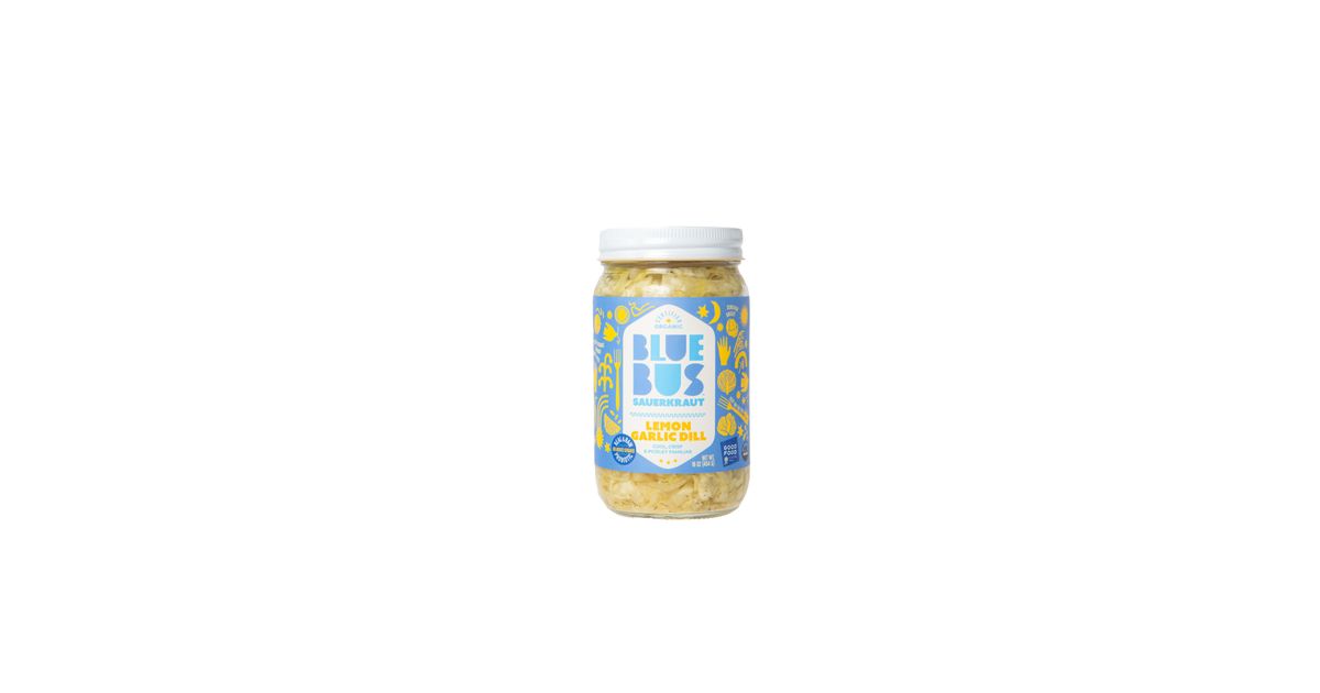 Blue Bus Sauerkraut, Lemon Garlic Dill, Organic - Azure Standard