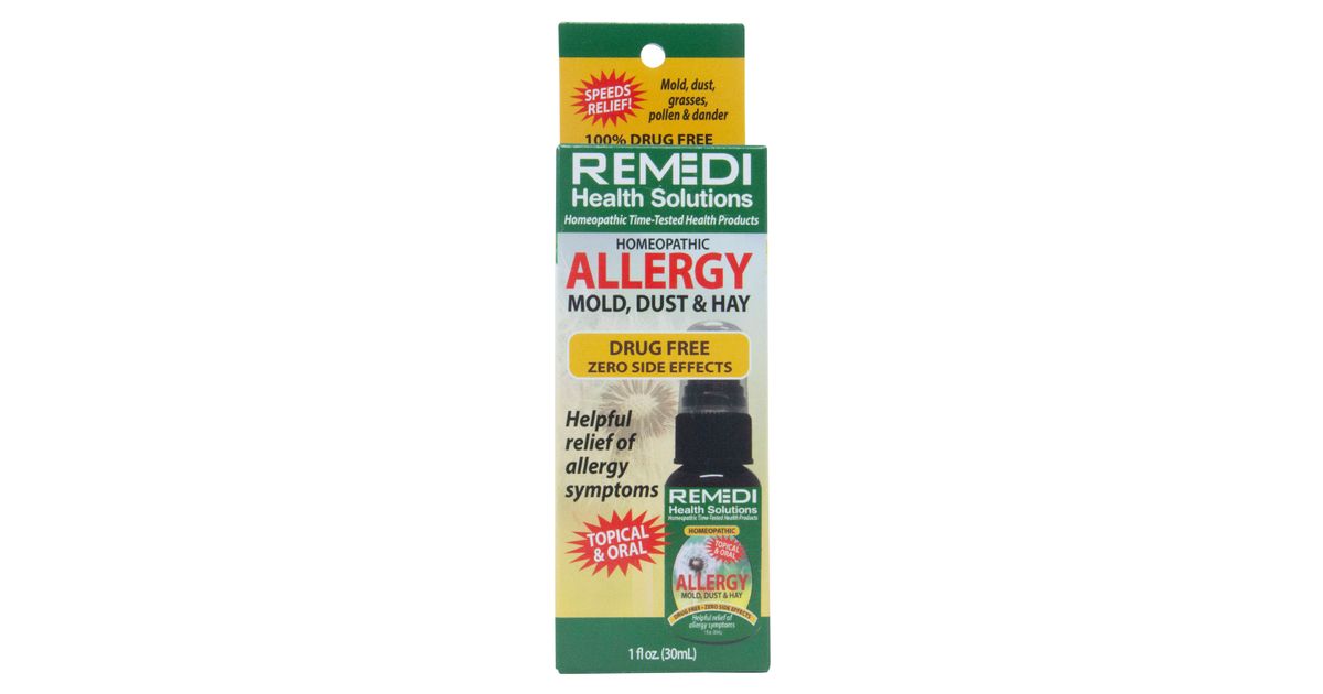 Remedi Health Solutions Allergy Mold, Dust & Hay Spray - Azure Standard