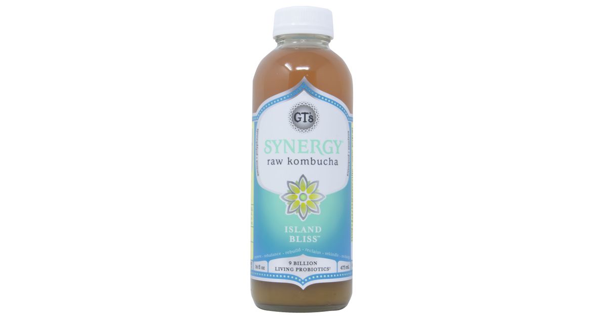 GT's SYNERGY, Kombucha Raw, Island Bliss - Azure Standard