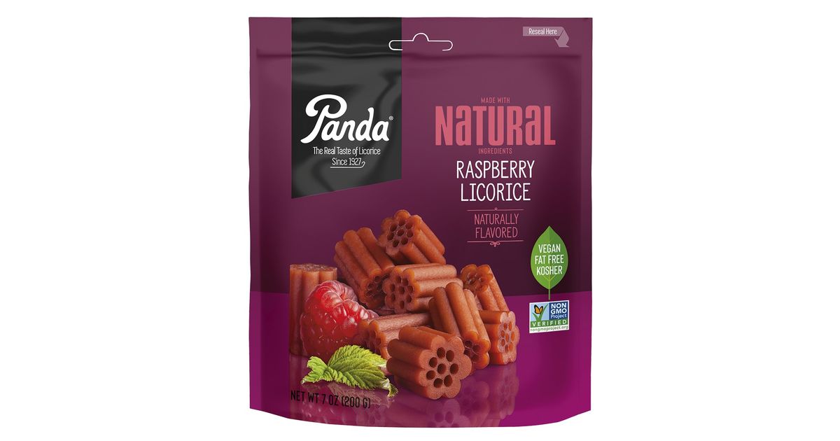Panda Raspberry Licorice Chews - Azure Standard