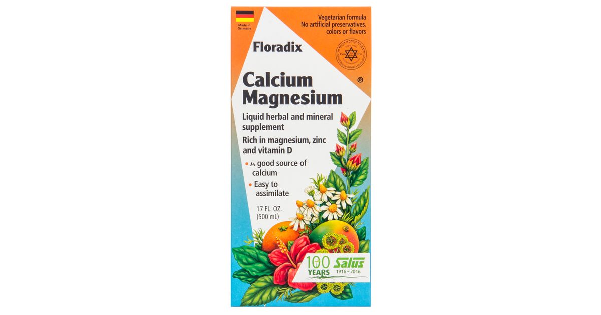 Flora Floradix Calcium-Magnesium, Liquid - Azure Standard
