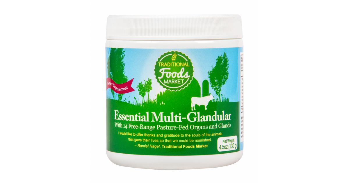@@Traditional Foods Market Essential Multi-Glandular (Organs and Glands ...