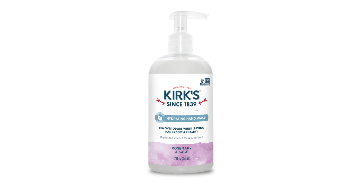 Kirk's Hand Soap, Hydrating & Odor Neutralizing, Rosemary & Sage ...