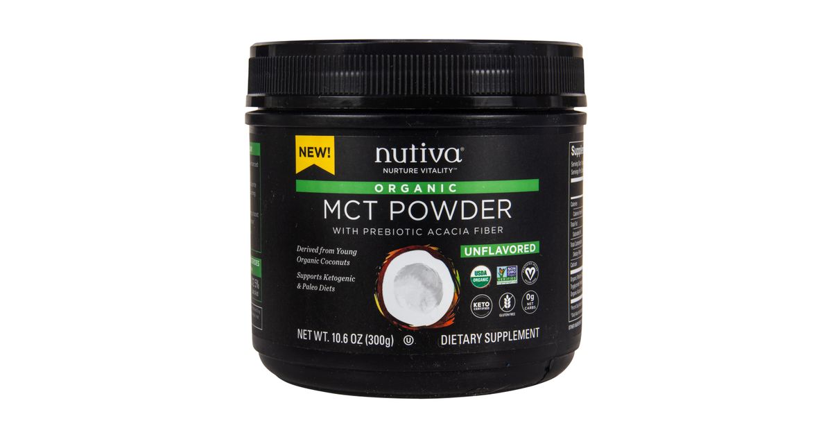 Nutiva MCT Powder, Unflavored, Organic - Azure Standard