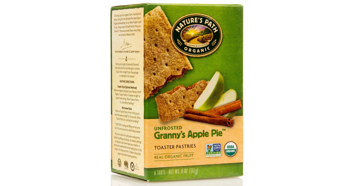 Nature's Path Toaster Pastries, Apple Cinnamon, Unfrosted, Organic ...