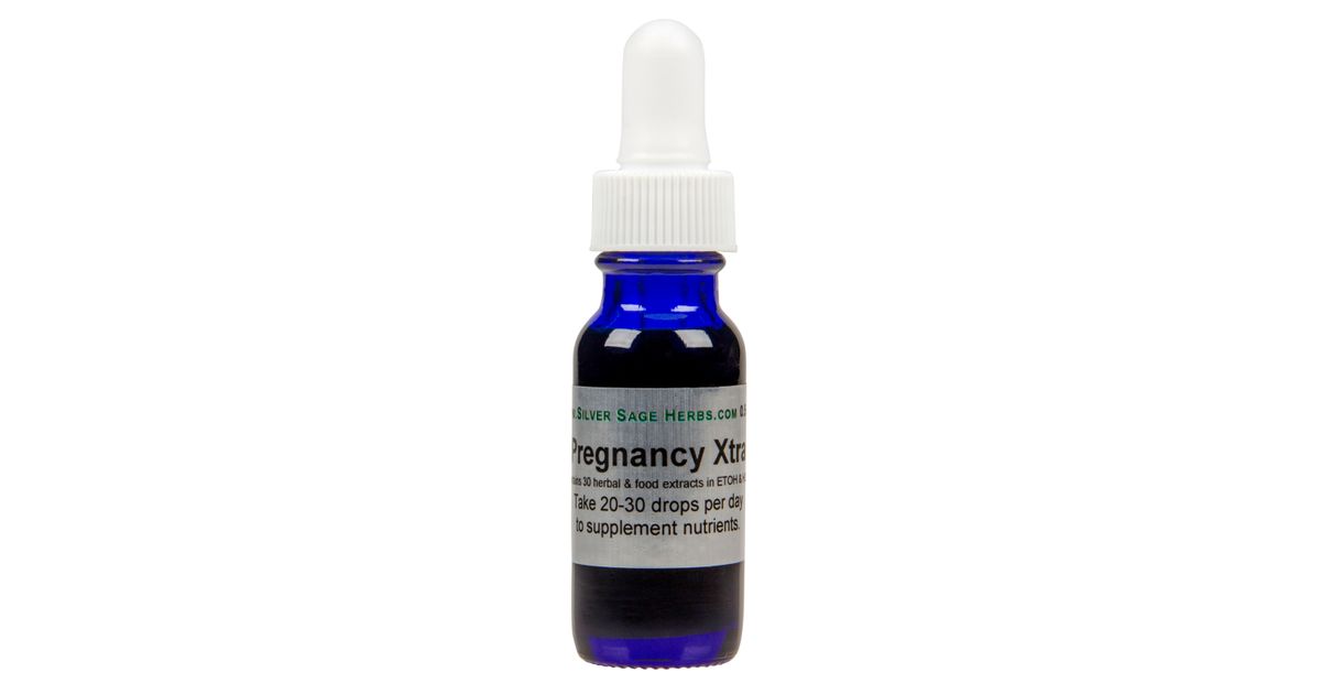 Silver Sage Pregnancy Xtra Herbal Tincture - Azure Standard