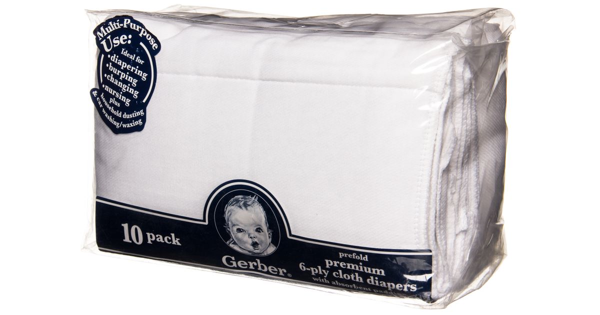 @@Gerber Birdseye Weave Diapers - Azure Standard