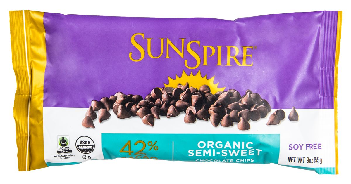 @@Sunspire Chocolate Chips, Semi-Sweet, Organic - Azure Standard