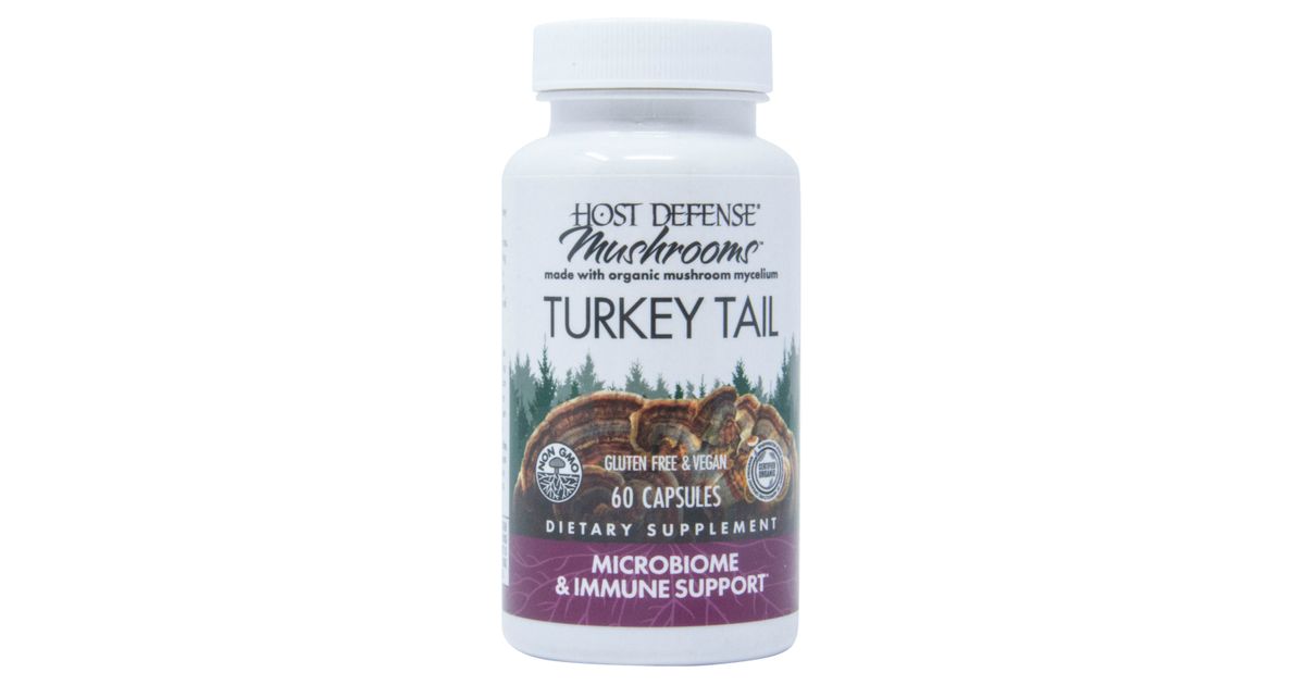 Host Defense Mushrooms Turkey Tail Capsules, Organic - Azure Standard