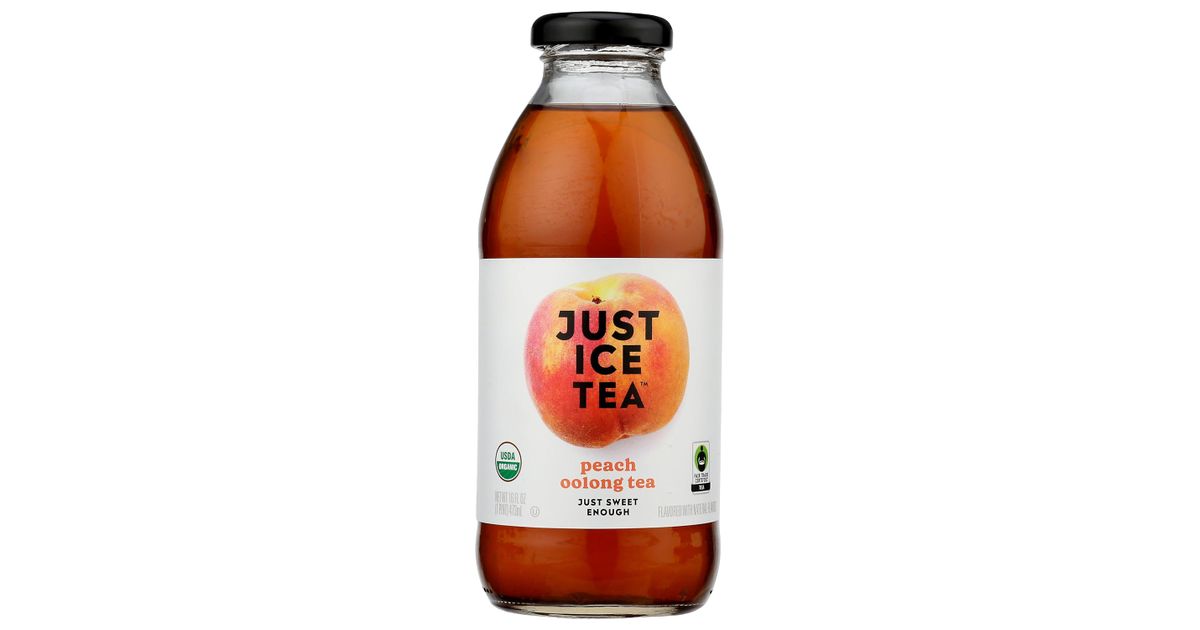 Just Ice Tea Peach Oolong Tea, Organic - Azure Standard