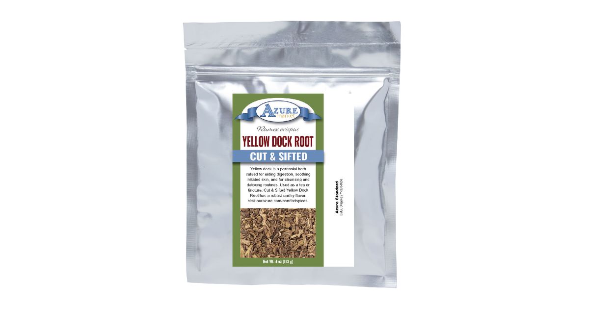 Azure Market Yellow Dock Root, Cut & Sifted - Azure Standard