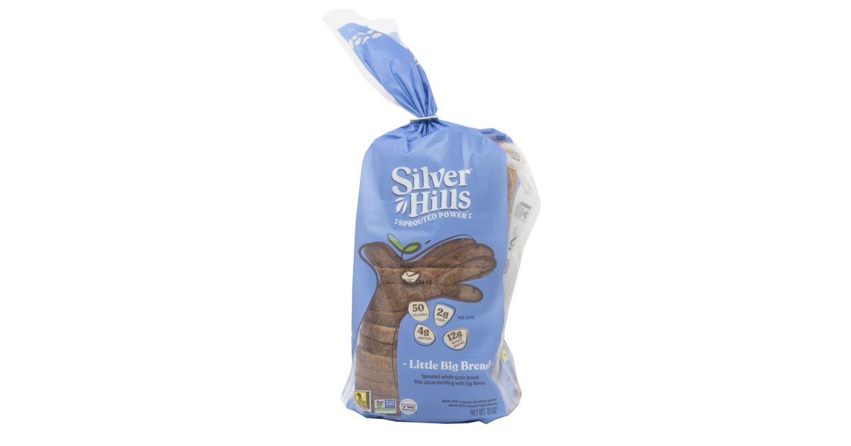 Silver Hills Bakery Bread, Little Big Bread Sprouted Whole Grain ...