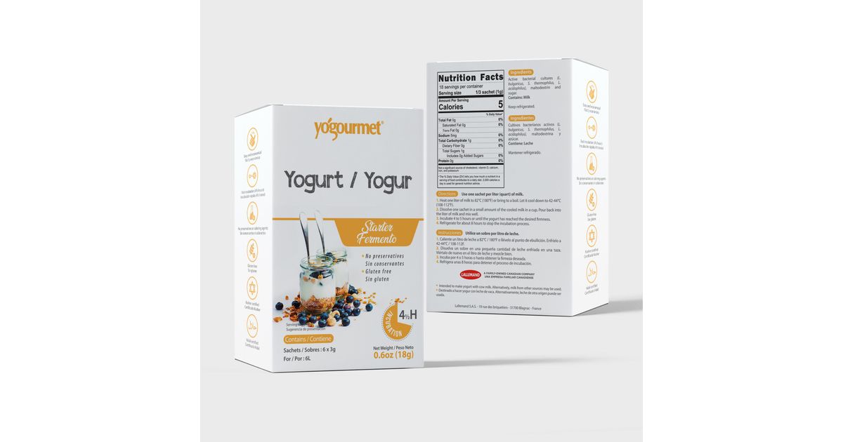 @@Yogourmet Original Yogurt Starter 18 grams - Azure Standard