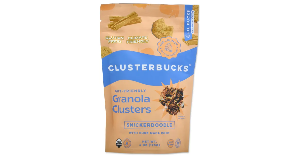 Clusterbucks Granola Clusters, Snickerdoodle, Organic - Azure Standard