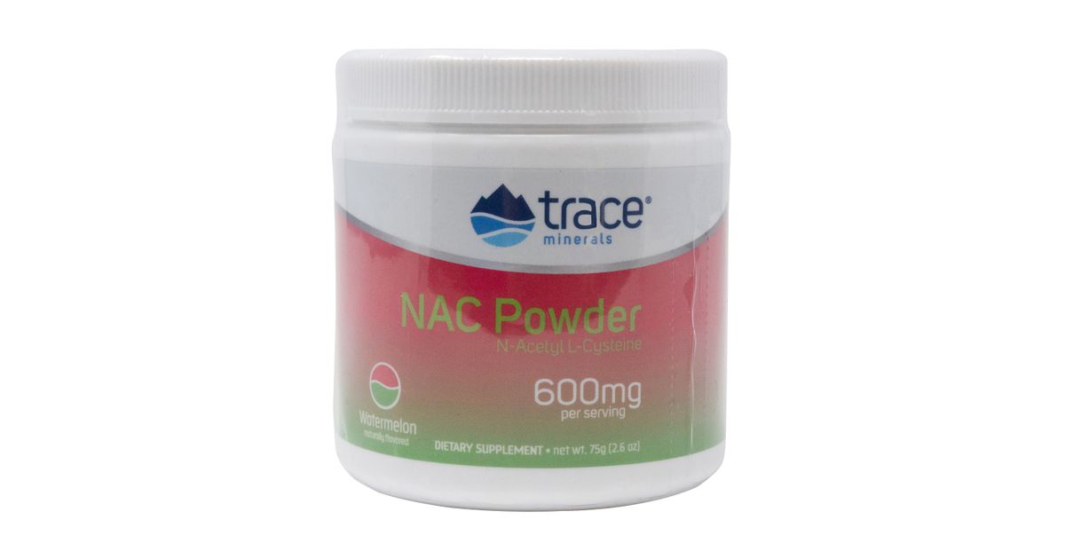 Trace Minerals NAC Powder, Watermelon - Azure Standard