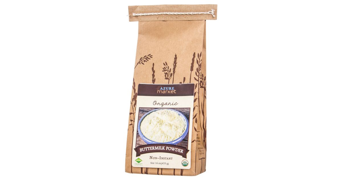 Azure Market Organics Buttermilk Powder, Non-Instant, Organic - Azure ...