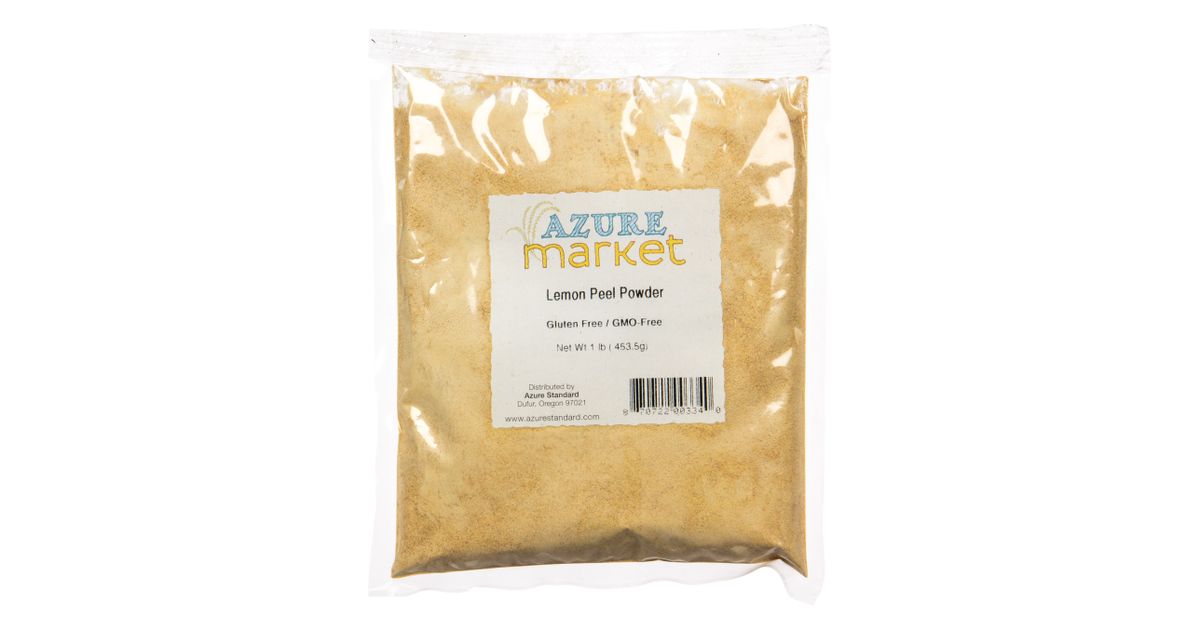 Azure Market Lemon Peel Powder - Azure Standard