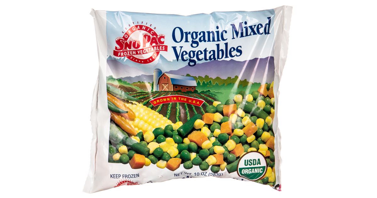 SnoPac Mixed Vegetables, Frozen, Organic - Azure Standard