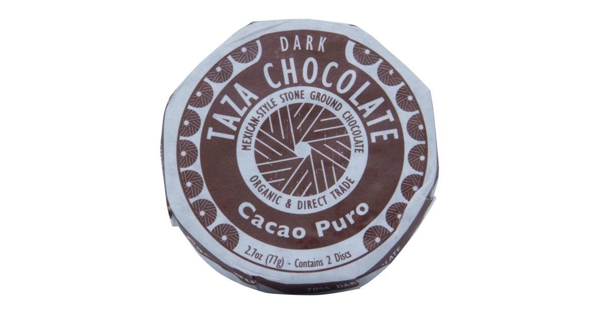 Taza Chocolate Bar, Cacao Puro Mexicano Organic - Azure Standard