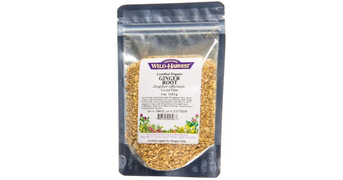Oregon's Wild Harvest Ginger Root C/S, Organic - Azure Standard