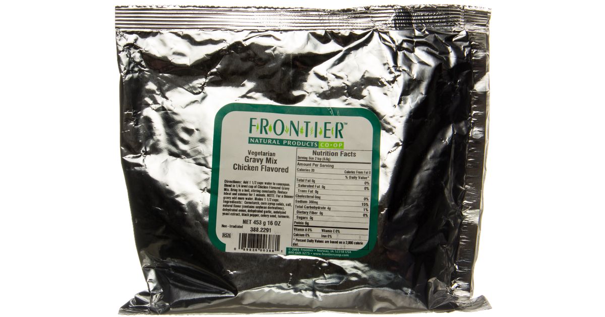 Frontier Vegetarian Gravy Mix, Chicken Flavor - Azure Standard
