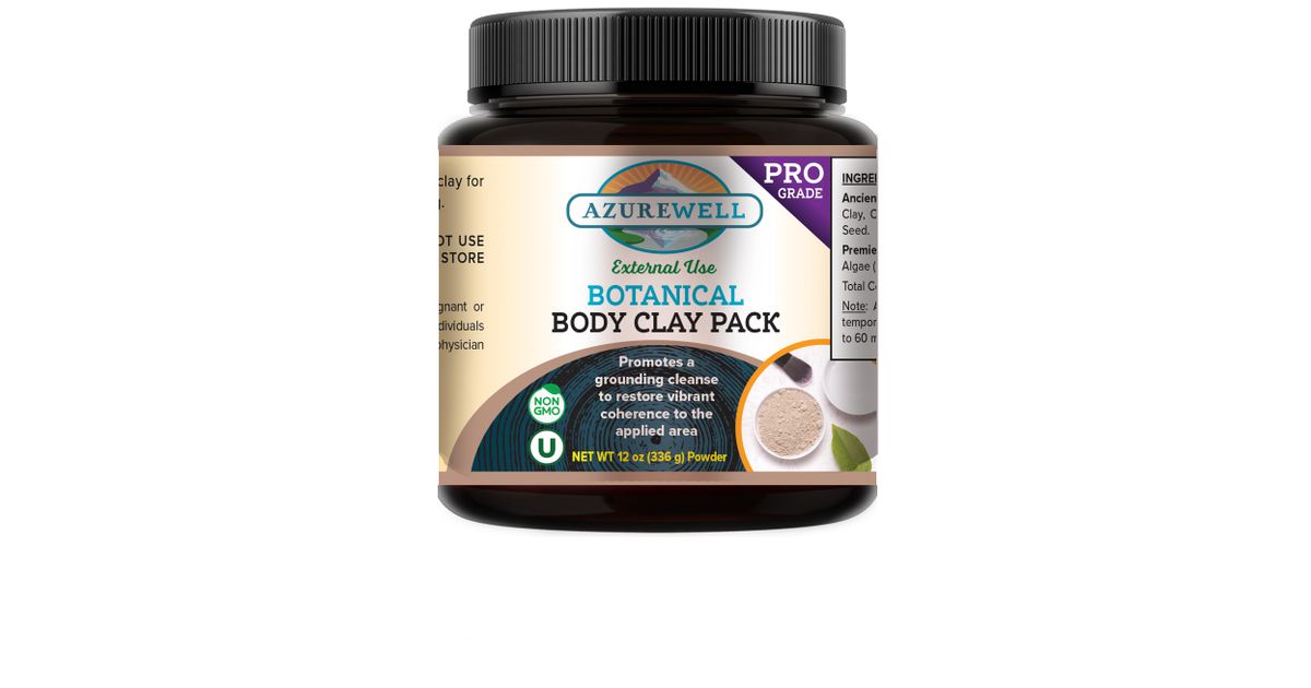 AzureWell Botanical Body Clay Pack (External Use) - Azure Standard