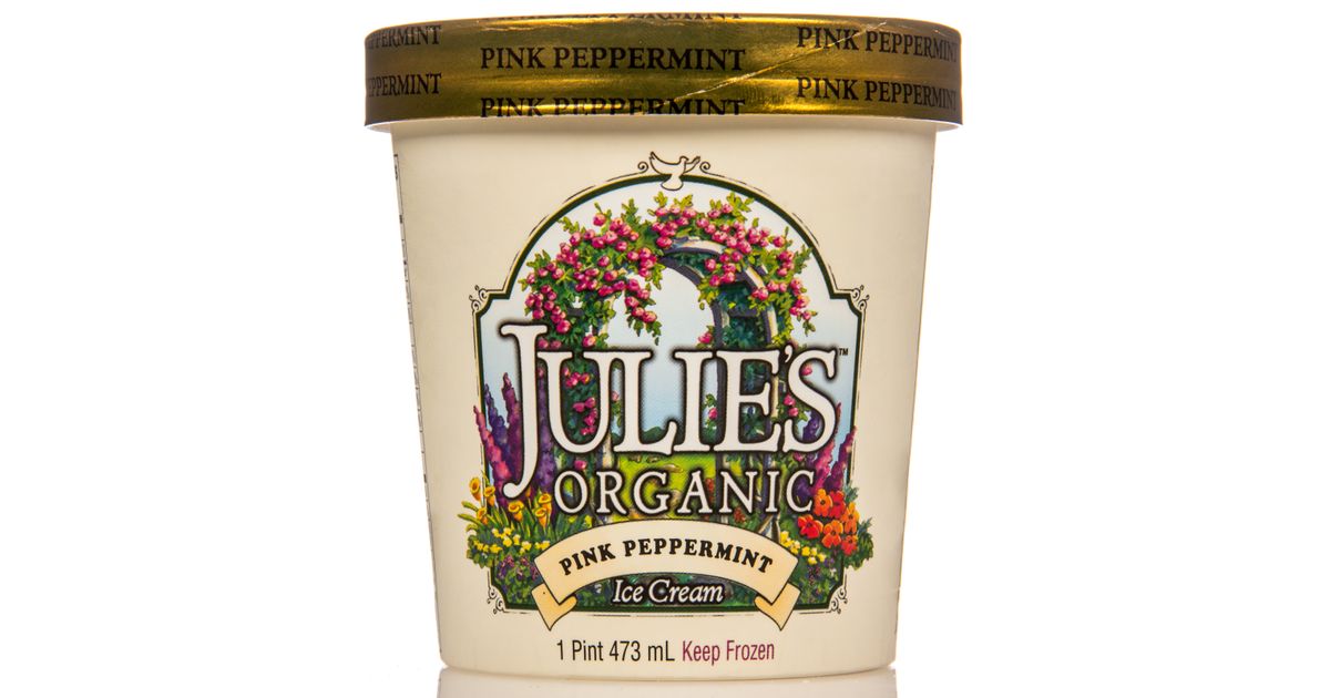 @@Julie's Ice Cream Pink Peppermint Ice Cream, Frozen, Organic - Azure ...