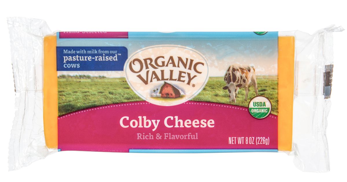 Organic Valley Colby Cheese, Organic - Azure Standard