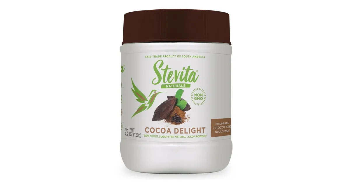 Stevita Cocoa Delight, Semi Sweet Cocoa Powder - Azure Standard