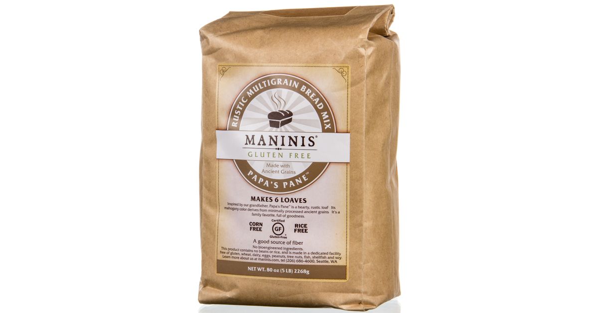 @@Maninis Gluten Free Papa's Pane Rustic Multigrain Bread Mix GF ...