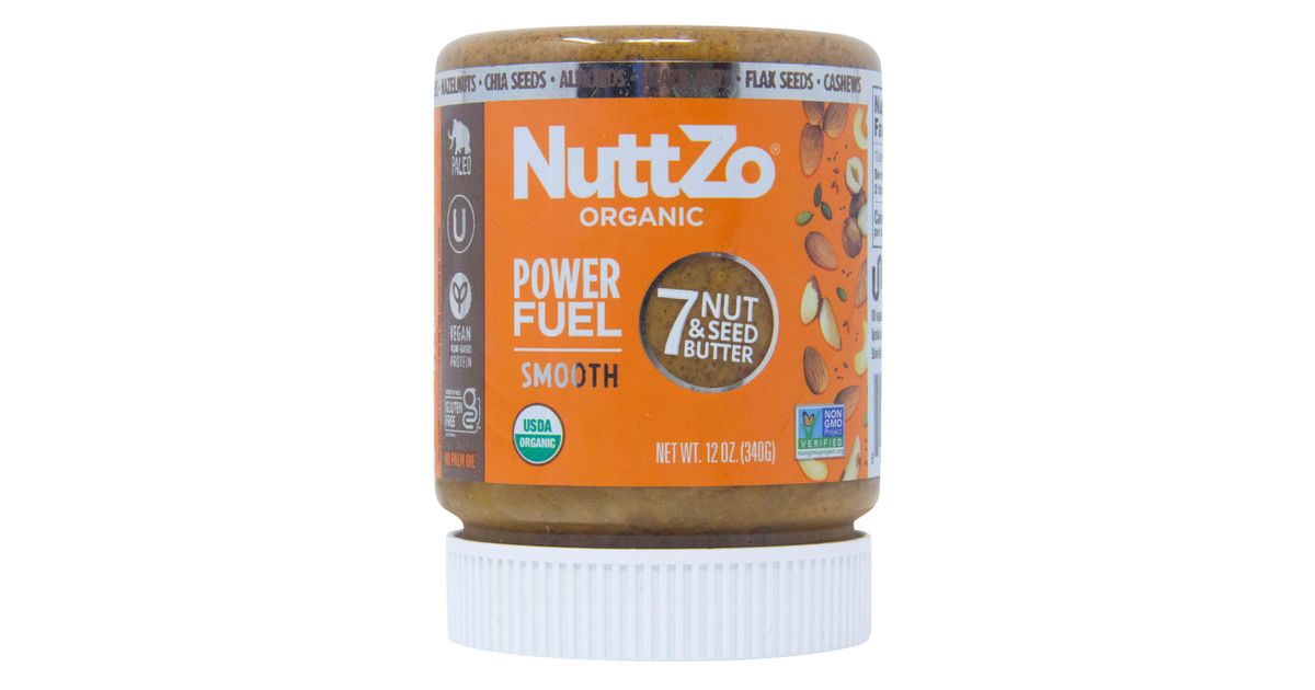 NuttZo Seven Nut & Seed Butter, Power Fuel, Smooth, Organic - Azure ...