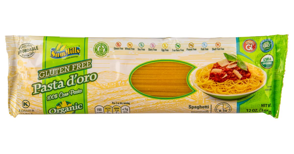 Sam Mills Spaghetti Corn Pasta, GF, Organic - Azure Standard