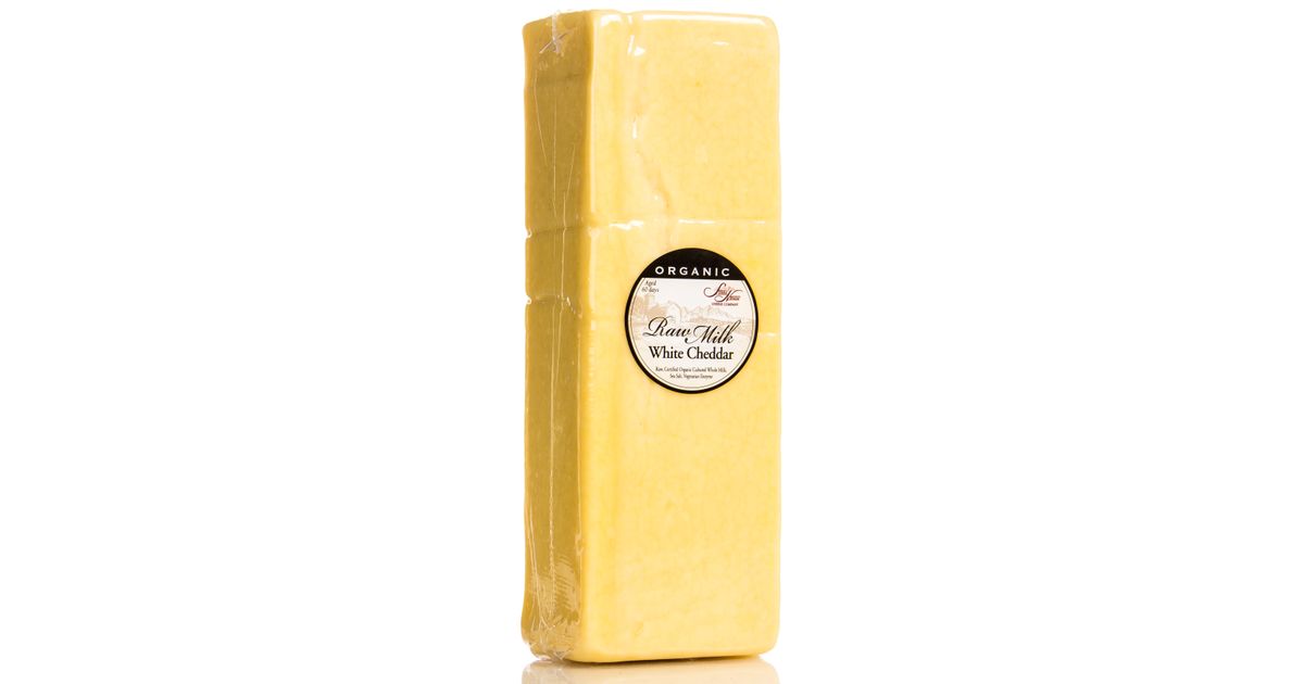 Sierra Nevada Cheese Company Traditional White Cheddar Cheese Loaf, Raw ...