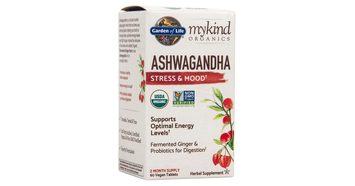 Garden of Life Mykind Ashwaganda Stress and Mood, Organic - Azure Standard