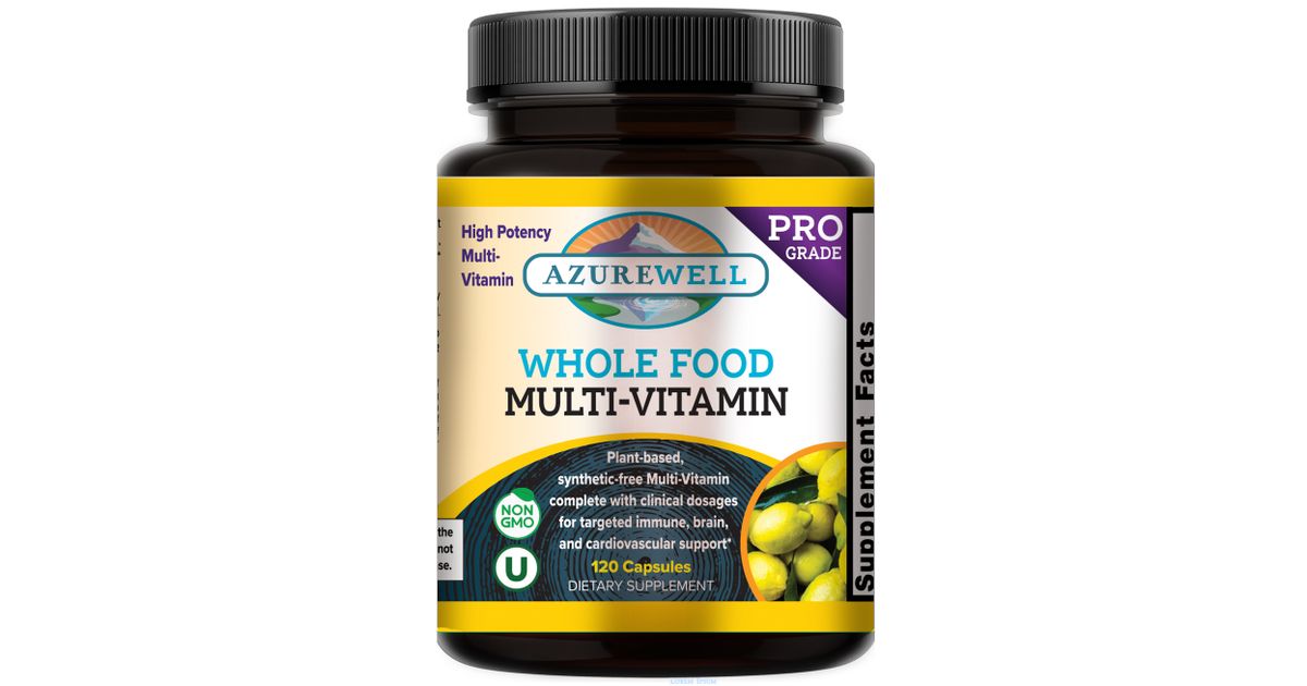 AzureWell Whole Food Multi-Vitamin (Caps) - Azure Standard